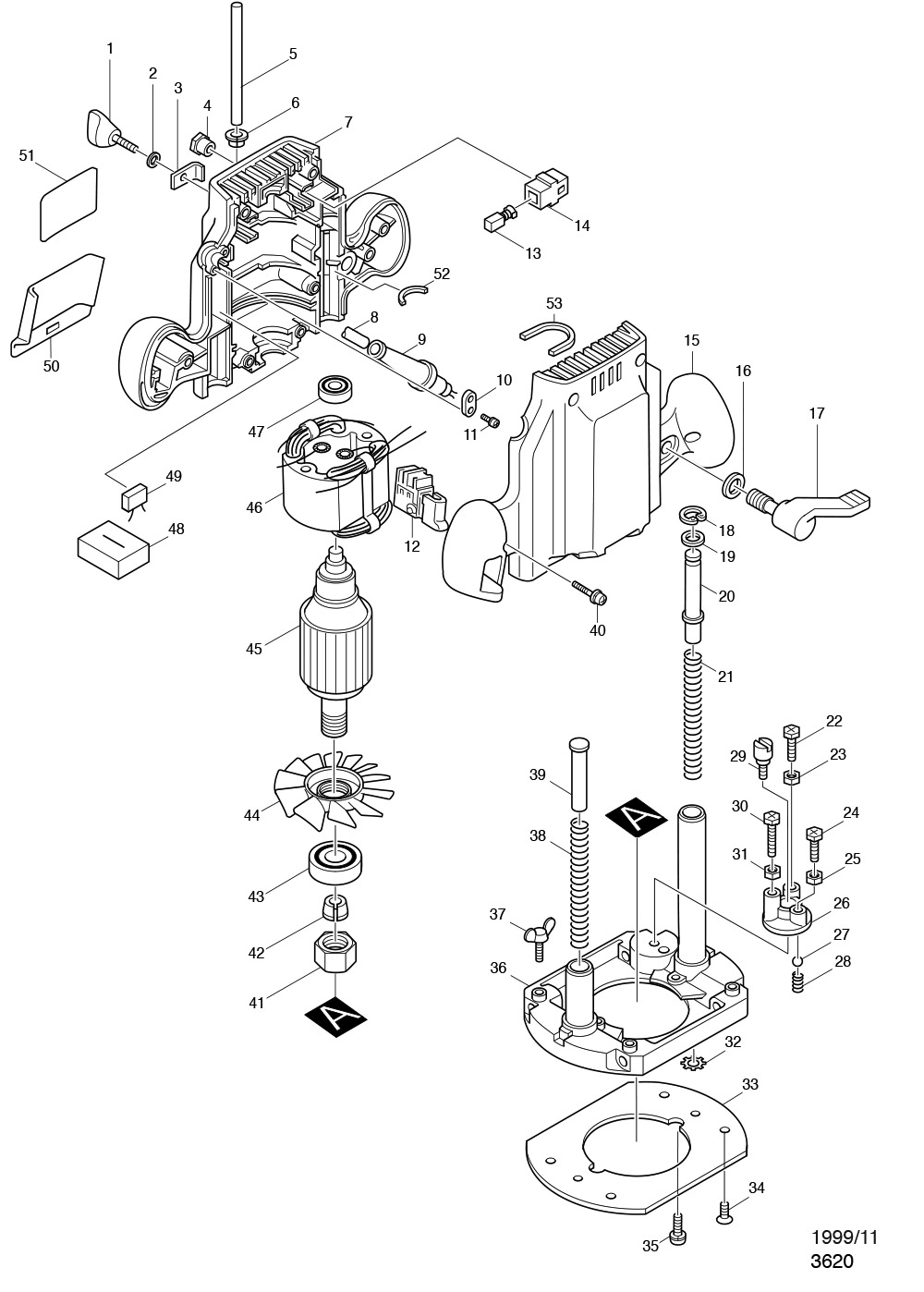 Makita Router Spare Parts | Reviewmotors.co