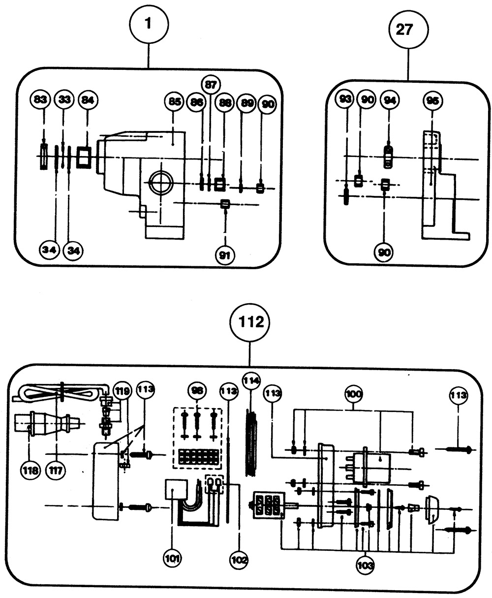 Black & Decker P1820 Type 1 Core Drill Spare Parts - Part Shop Direct